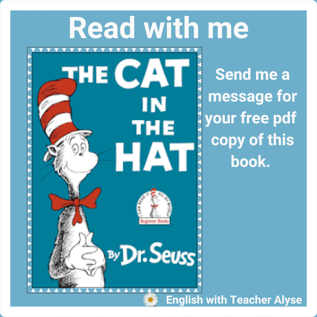 italki - Dr Seuss stories The Cat in the Hat Read and follow along with ...