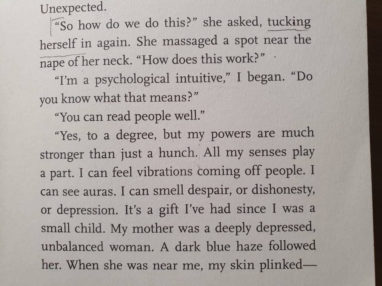 italki - hello. Could I get some comments? what does "tuck herself in ...