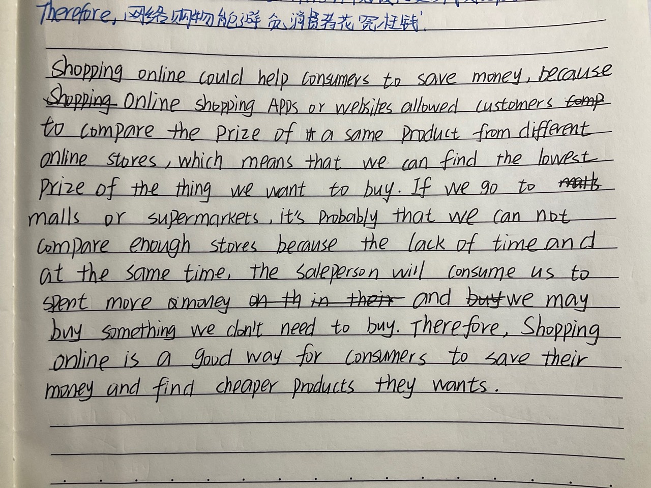 italki - Can someone help me to rewrite my writing?thanks![Image]