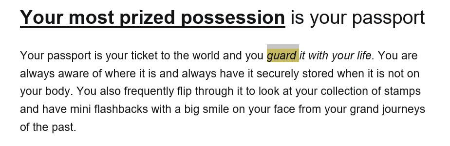 italki - What does 'guard it with your life' mean? Thank you![Image]