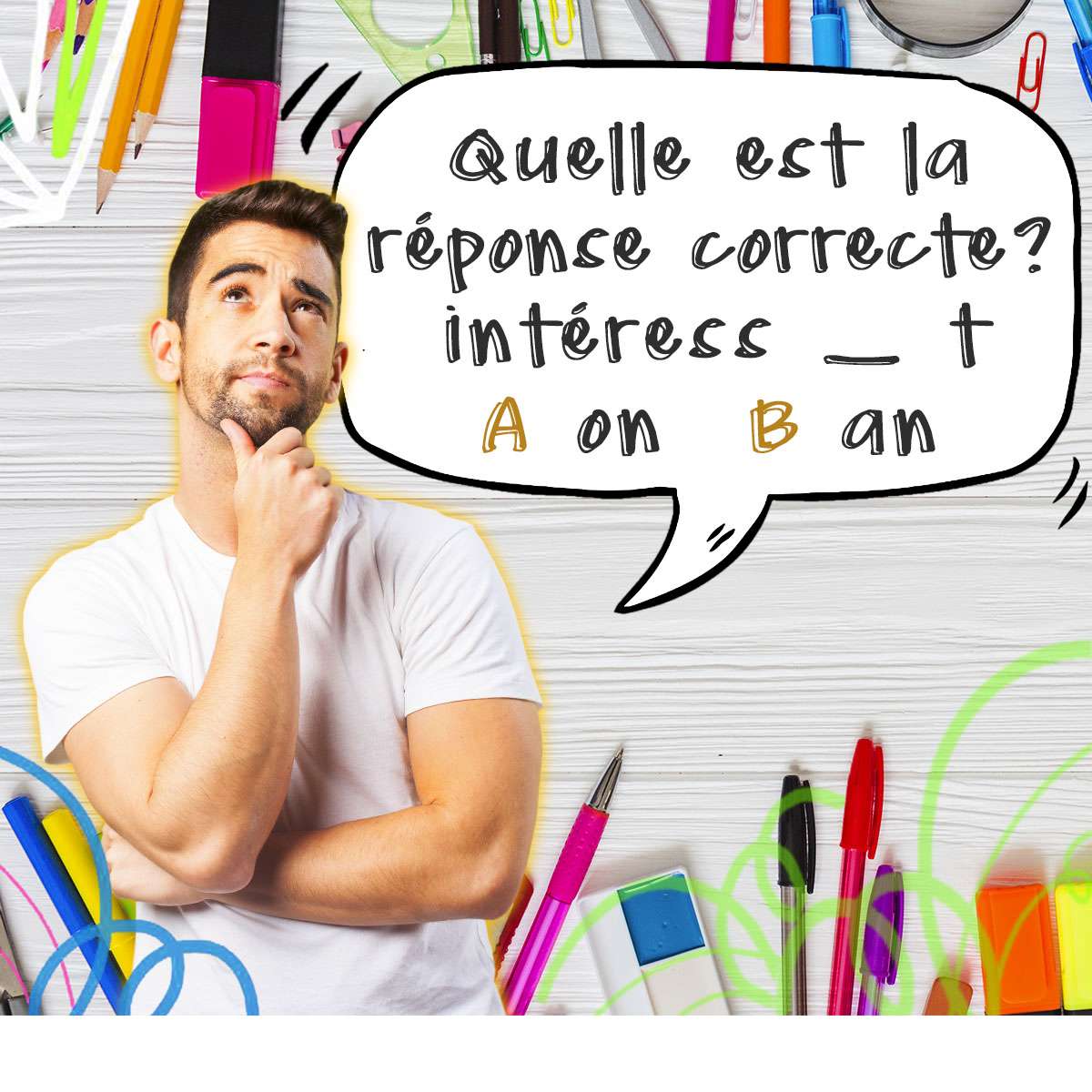 italki - QUIZZ D'ORTHOGRAPHE 🧐 Quelle est la bonne réponse ? A ou B ? J ...