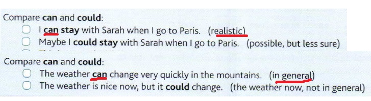 italki - hello, could you tell me if "COULD" is also possible to use in ...