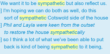 italki - What does sympathetic mean in the context of renovating a ...