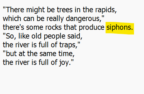 italki - What's the meaning of siphon in this context?[Image]