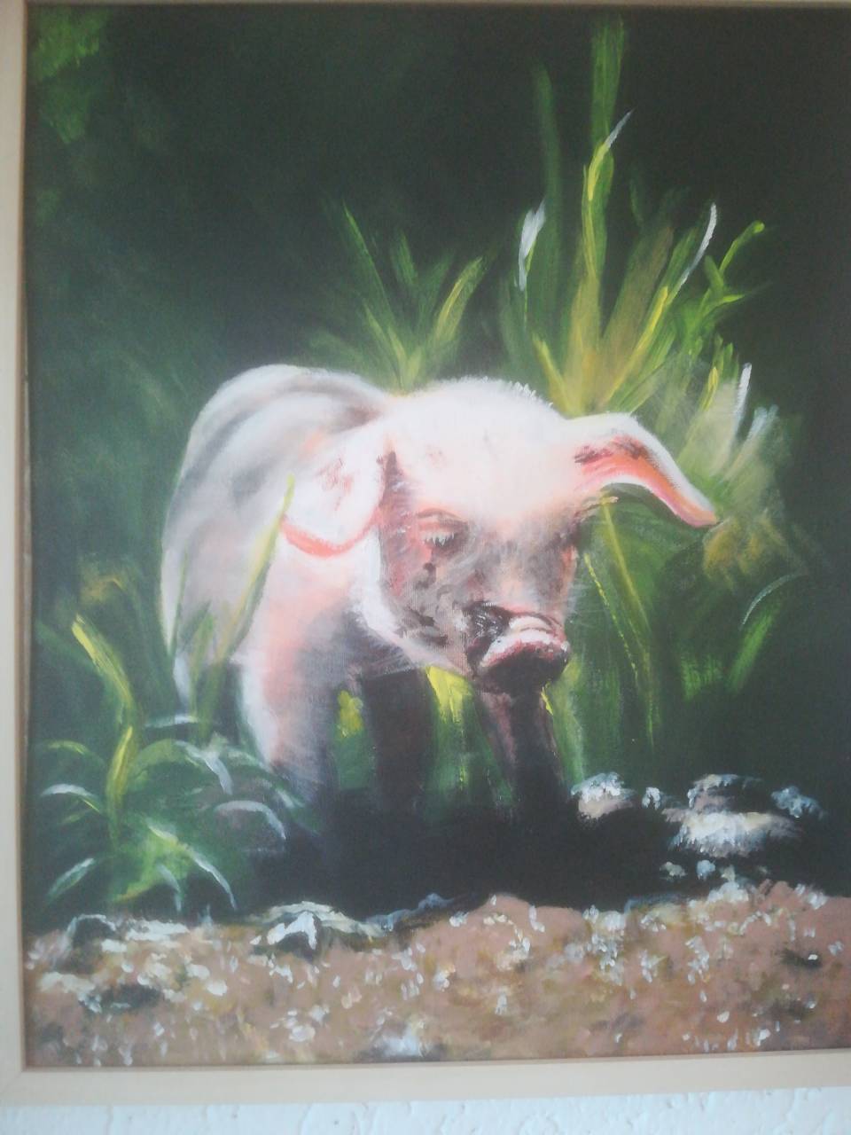 italki - El año pasado pinté esto cerdo. A mi me gusta pintar. Cuando ...