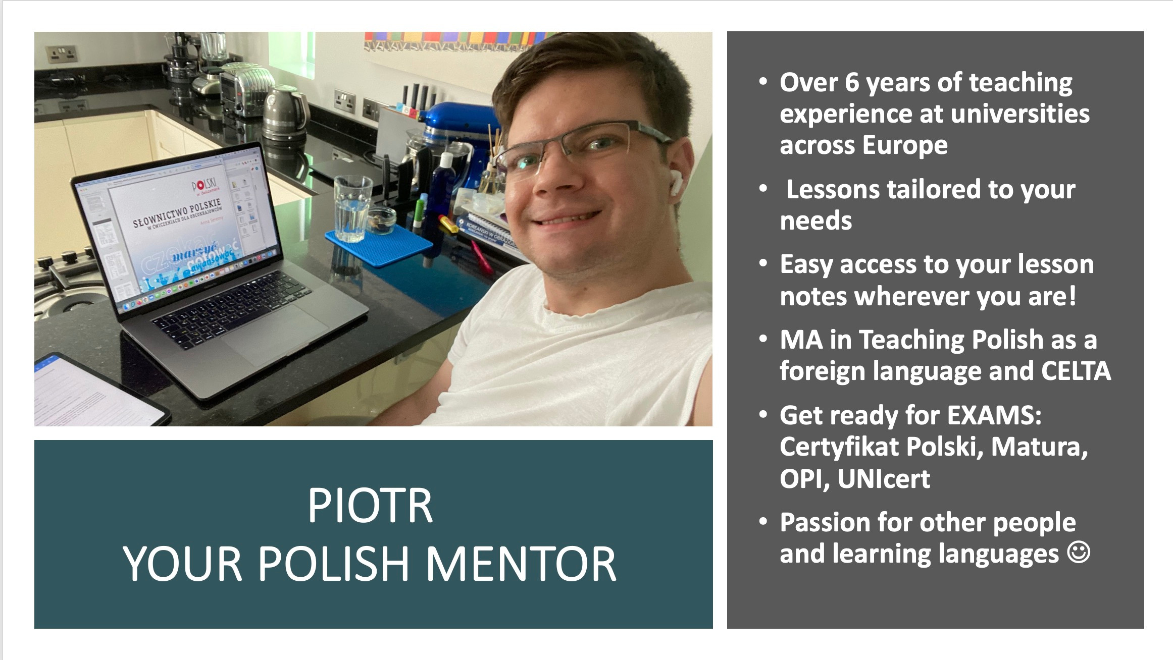 Learn polish with Piotr (피오트르) - Your polish tutor from italki
