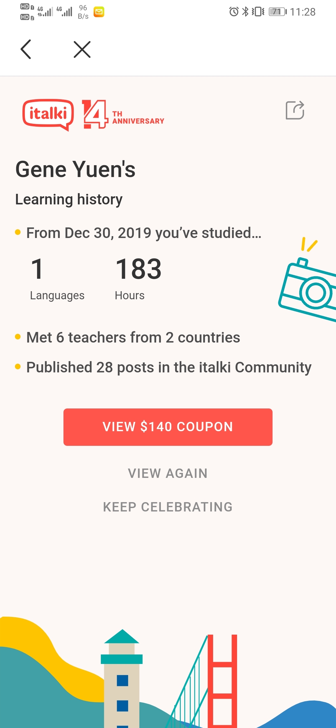 italki - My italki learning journey😀[Image]