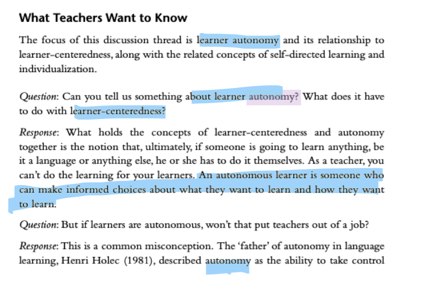italki - 🥵What is Learner-autonomy: (+ relationship to learner ...