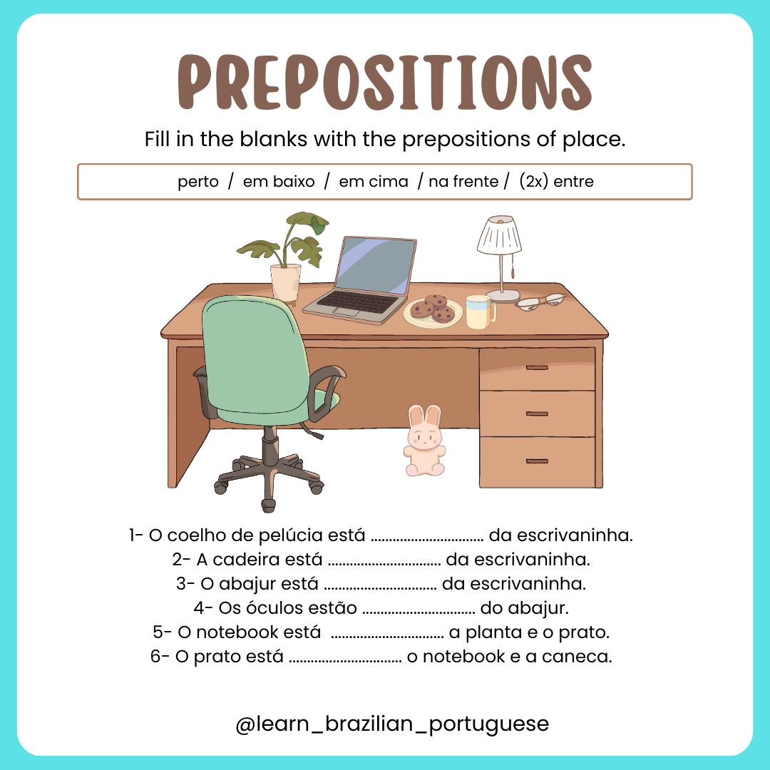 italki - Prepositions in Brazilian Portuguese[Image]
