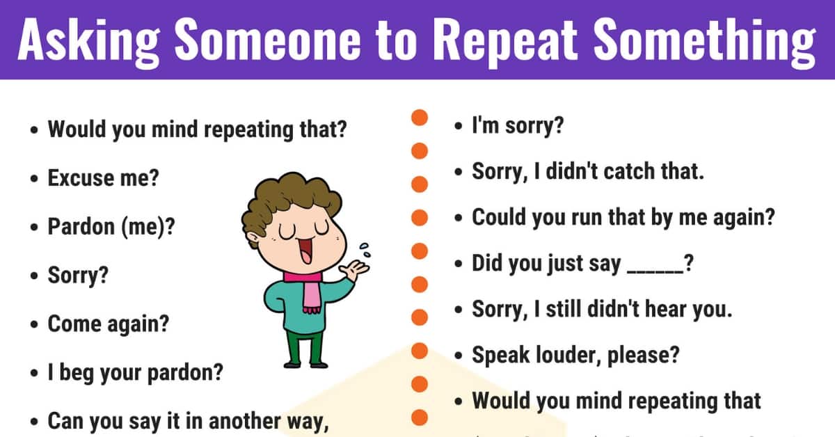 italki - 😁Here are some ways to ask someone to repeat themselves...😀 # ...