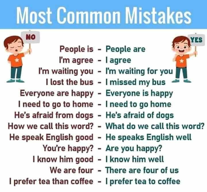 italki - Be Careful with these mistakes in English.[Image]