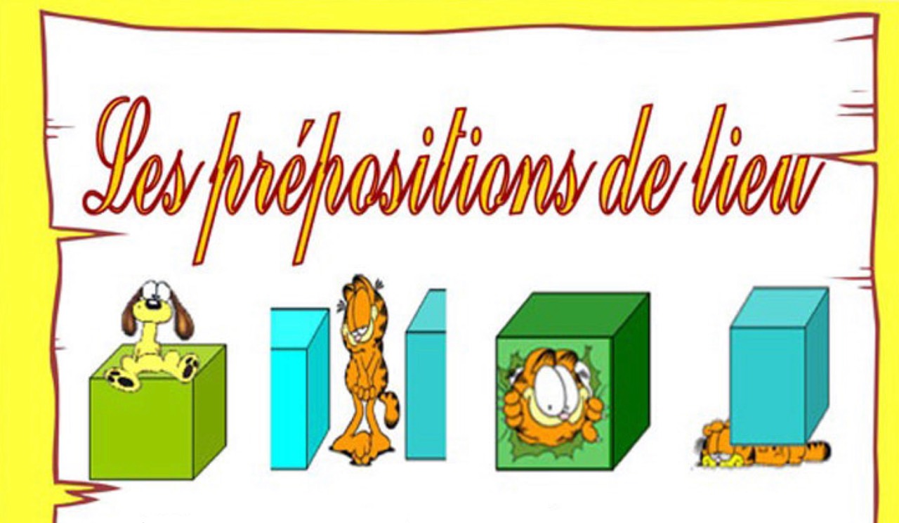 italki - Les prépositions de lieu 🐱 📦 💛 Preposition of place Preposisi ...